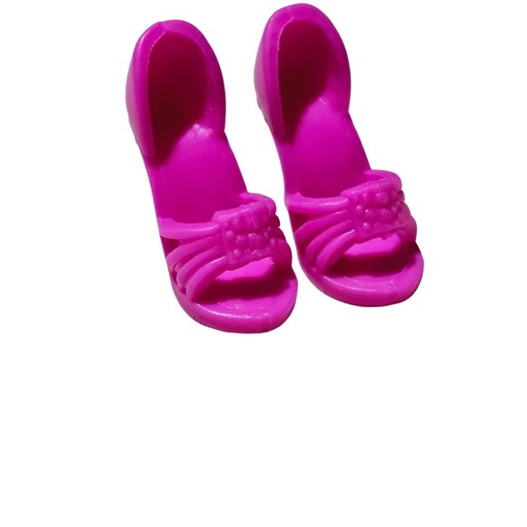 Mattel | Toys | Barbie Doll Mattel Hot Pink Stiletto Heel Shoes | Poshmark
